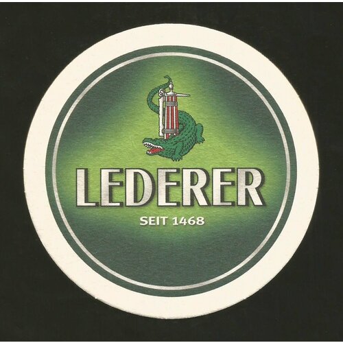 Бирдекель (костер) LEDERER Германия (подставка под пивной бокал)