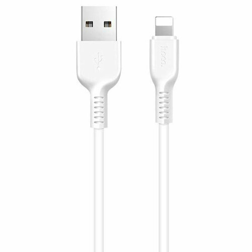 Кабель USB HOCO X20 Flash USB - Lightning, 2.4А, 3 м, белый