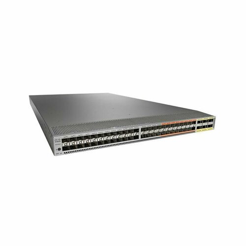 CISCO Коммутатор CISCO N5K-C5672UP 32x 10Gb Ethernet/FCoE SFP+, 16x UP SFP+ (1/10Gb or 4/8 FC), 6x 40Gb QSFP+, Layer 3 (licenses: BAS1K9 и LAN1K9), 2x PS AC, 3x FAN N5K-C5672UP