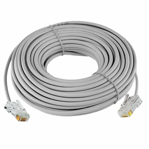 Сетевой кабель патч-корд витая пара UTP4 cat.5e CCA 20 метров UTP-CCA20P