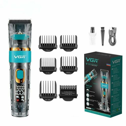 VGR Машинка для стрижки волос/VGR V-695/Профессиональная