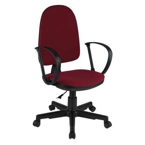 Компьютерное кресло Helmi HL-M30 Престиж офисное, обивка: текстиль, цвет: черный/бордовый