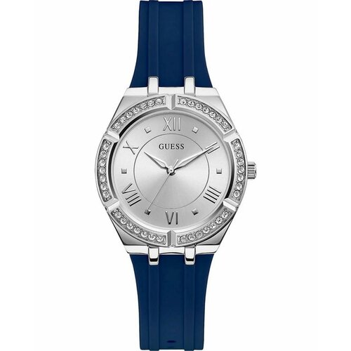 Наручные часы GUESS Ladies Jewelry, серебряный, синий