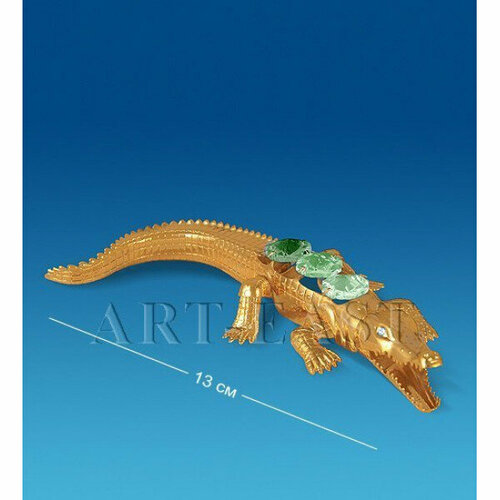 Фигурка "Крокодил" с цветными кристаллами AR-3788/1 Crystal Temptations 60249