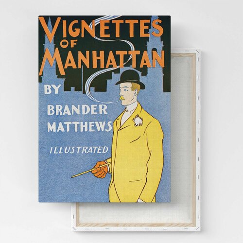 Картина на холсте, репродукция / Эдвард Пенфилд - Vignettes of Manhattan / Размер 60 x 80 см