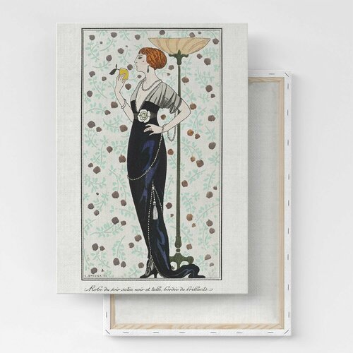 Картина на холсте, репродукция / Жорж Барбье / Размер 40 x 53 см