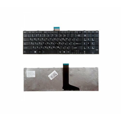 Keyboard / Клавиатура ZeepDeep для ноутбука Toshiba Satellite C850, C850D, C855, C855D, L850, L850D, L855, L855D, ченая гор Enter