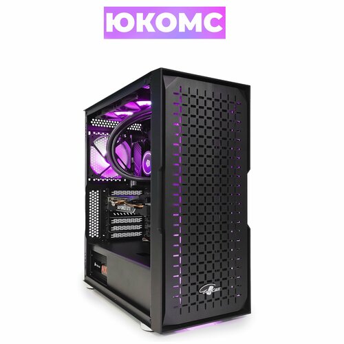 Игровой PC юкомс i7 14700KF, GTX 1660 6GB, HDD 1TB, SSD 480GB, 32GB DDR4, БП 500W, win 10 pro, Big black case