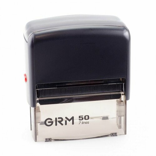 GRM 50 Office Автоматическая оснастка для штампа (штамп 69 х 30 мм.), Чёрный