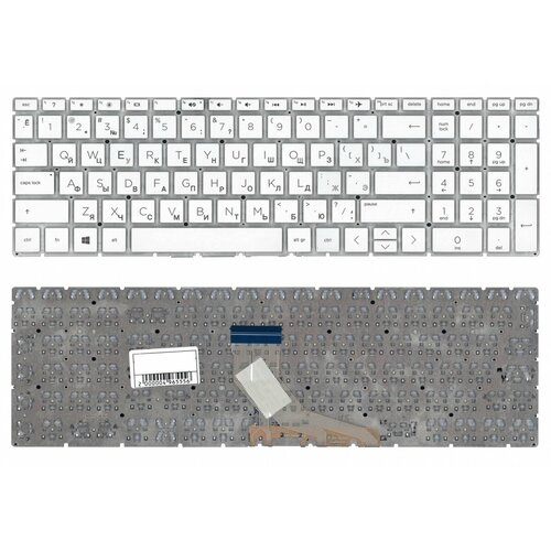 Клавиатура для ноутбука HP 15-dw0034wm белая