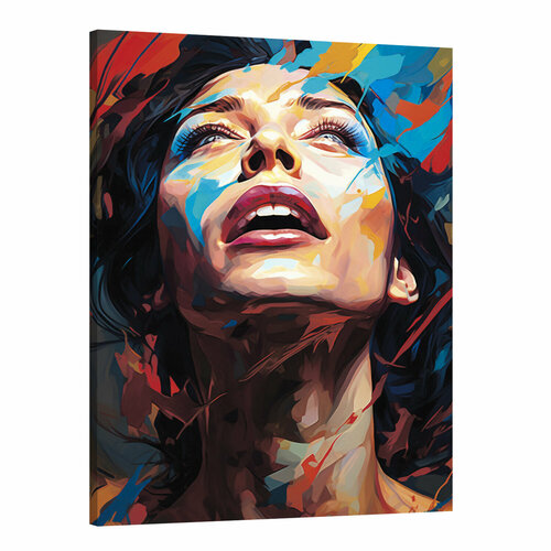 Интерьерная картина 50х70 "Игра эмоций в картинах"