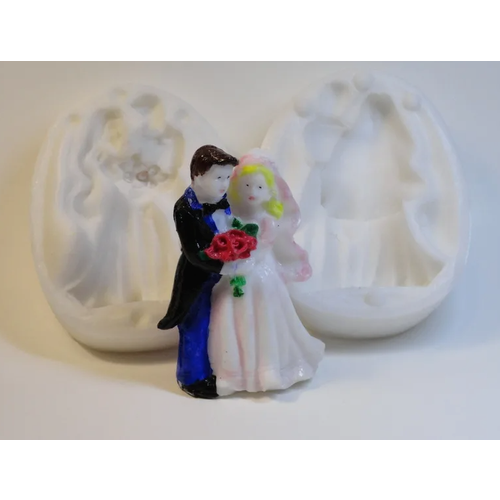 Молд для шоколада/мастики силиконовый Жених и невеста 3D