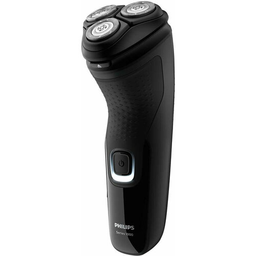 Бритва роторная Philips Series 1000 S122341 реж. эл.3 питан. аккум. черный