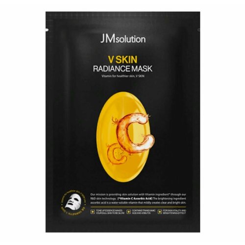 JMSolution восстанавливающая маска для лица V SKIN RADIANCE MASK(Vitamin C), 10х30 мл