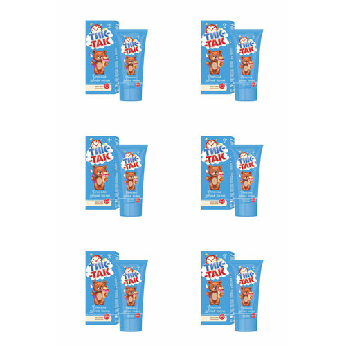 Свобода Зубная паста Тик-Так фруктовое мороженое 2+, 62г, 6 шт
