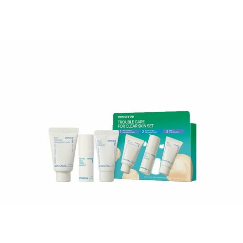 INNISFREE Мини-Набор для ухода за проблемной кожей Trouble Care For Clear Skin Set