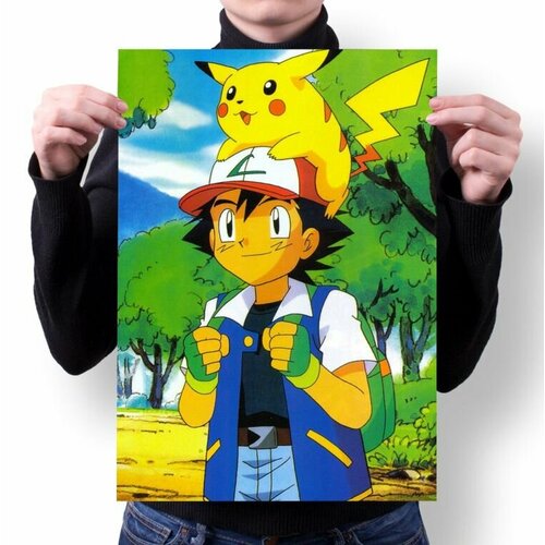 Плакат Pokemon, Покемон №1, А4