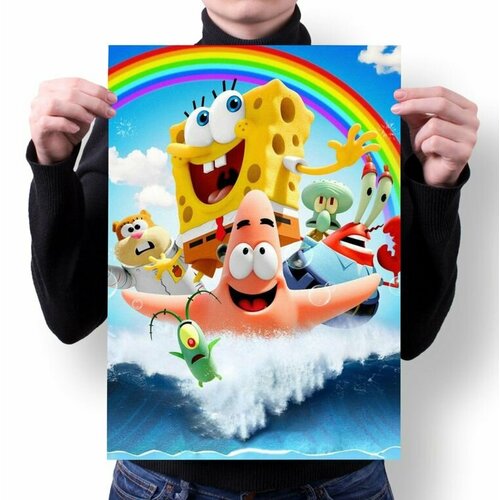 Плакат Губка Боб, SpongeBob №3, А1