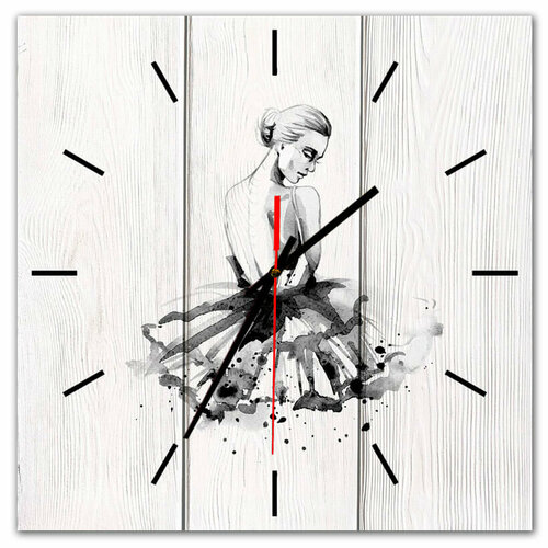 Настенные часы Балерина, 40х40 см