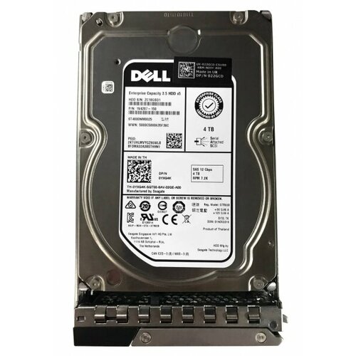 Жесткий диск Dell 022GCD 4Tb SAS 7200 3,5" HDD