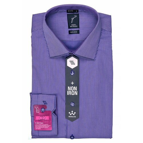 Рубашка Mario Machardi, размер S, фиолетовый