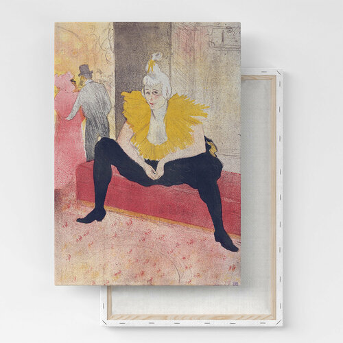Картина на холсте, репродукция / Henri de Toulouse-Lautrec / Анри де Тулуз-Лотрек / Размер 40 x 53 см