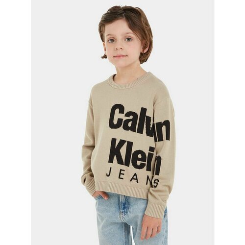Джемпер Calvin Klein Jeans, размер 10Y [METY], бежевый