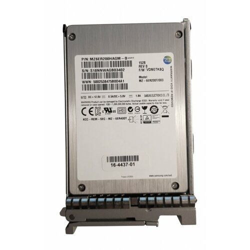 Жесткий Диск UCS-SD200G0KS2-EP= 200Gb SAS 2,5" SSD