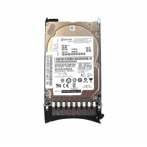 Жесткий Диск IBM 00AD070 300Gb 10000 SAS 2,5" HDD