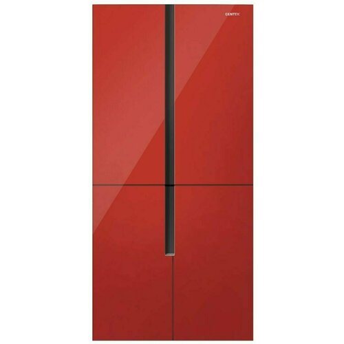 Холодильник Side by Side CENTEK CT-1750, красный