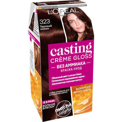 Краска для волос L’Oreal Paris Casting Creme Gloss тон 323 Терпкий Мокко