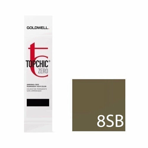 Goldwell Topchic Zero - Безаммиачная стойка краска для волос 8NN интенсивный светлый натуральный блонд 60 мл