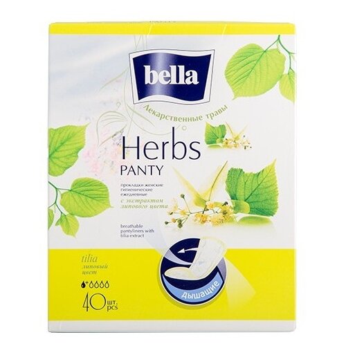 Bella прокладки Panty herbs tilia, 1.5 капли, 40 шт.