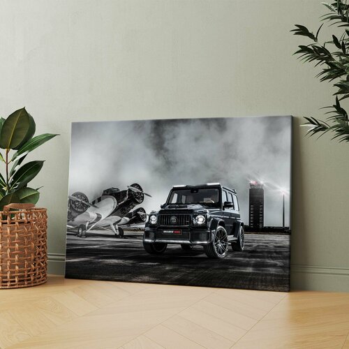 Картина на холсте (Mercedes AMG G 63) 60x80 см. Интерьерная, на стену.