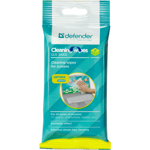 Салфетки для экранов Defender CLN 30202 Optima