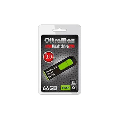 Флешка OltraMax 270 64 ГБ, зеленый