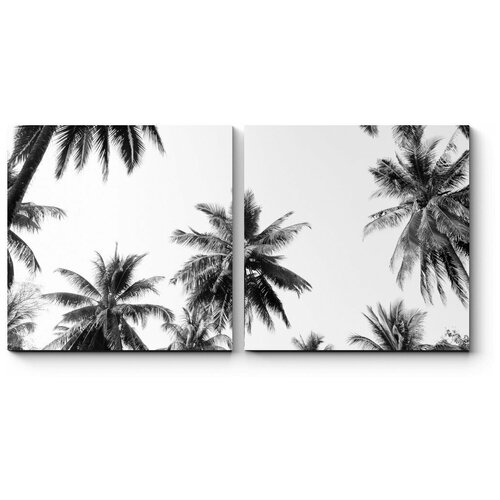 Модульная картина Тропический рай 50x25