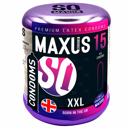 Презервативы увеличенного размера MAXUS XXL №15 15 шт.