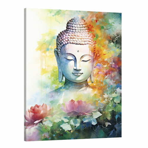 Интерьерная картина 50х70 "Будда и гармония мира"