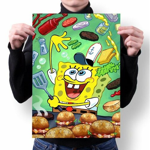 Плакат Губка Боб, SpongeBob №13, А3