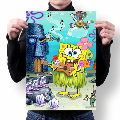 Плакат Губка Боб, SpongeBob №11, А4