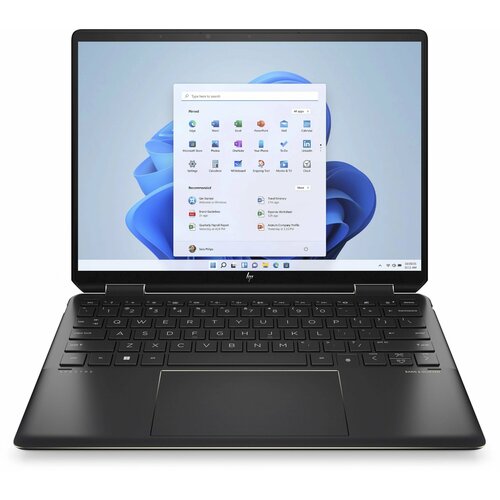 HP Ноутбук HP Spectre x360 14-ef2013dx Core i7 1355U 16Gb SSD512Gb Intel Iris Xe graphics 13.5" IPS Touch WUXGA+ (1920x1280) Windows 11 Home black WiFi BT Cam (7P0Q7UA) 7P0Q7UA