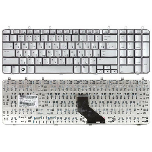 Клавиатура для HP Pavilion dv7-1010eg серебристая