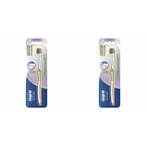 Oral-B Зубная щетка sensitive, Бережное очищение,2 шт