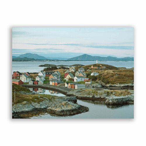 Постер, плакат на бумаге / Норвегия / Размер 40 x 53 см