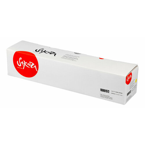 4 шт. Картридж лазерный Sakura 106R01572 желтый 17200 стр. для Xerox (SA106R01572)