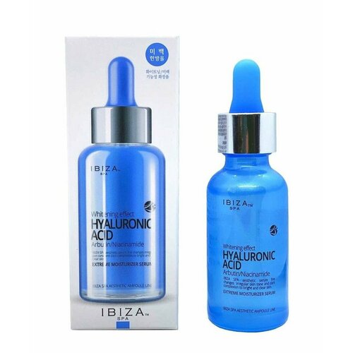 Сыворотка с гиалуроновой кислотой Hyaluronic Acid Double Whitening Effect Ampoule Serum, 30 мл