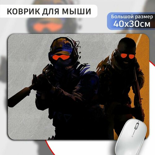 Коврик для мыши 30х40 с принтом игра Counter strike 2 (cs2, csgo, контр страйк) - 138