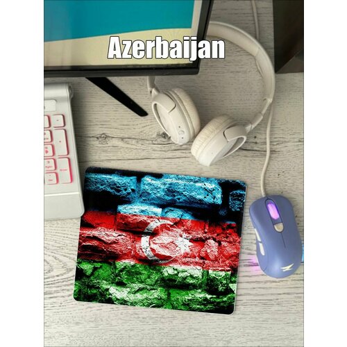 Коврик для мыши Азербайджан игровой компьютерный