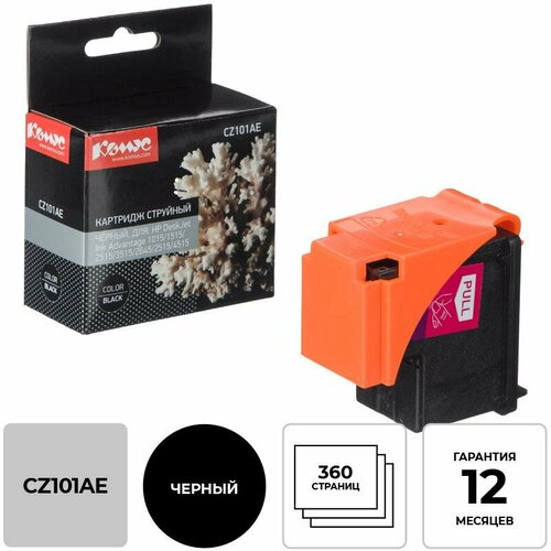 Картридж струйный Комус 650 CZ101AE чер. для DJ Ink Advantage 2515/3515